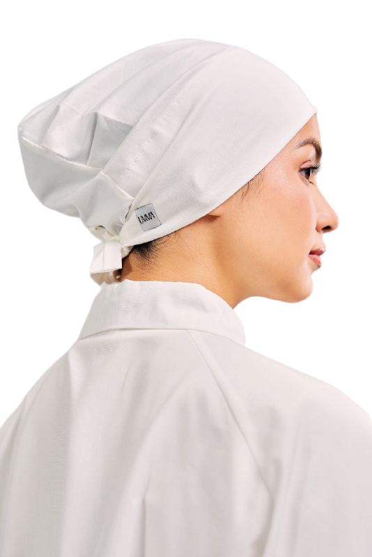 Salma Inner Cap in Lumina White